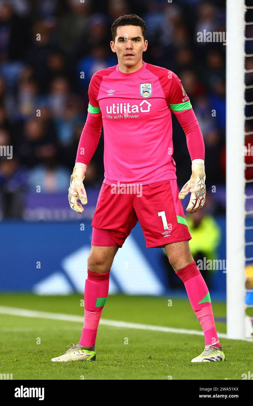 Leicester, UK. 01st Jan, 2024. Huddersfield Town Goalkeeper Lee ...