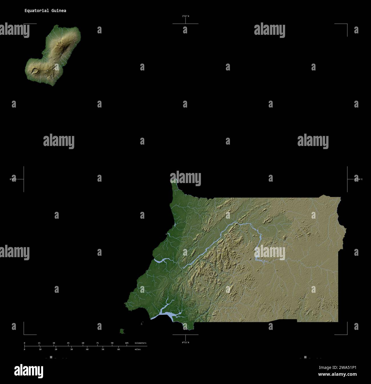 Shape of a Pale colored elevation map with lakes and rivers of the ...