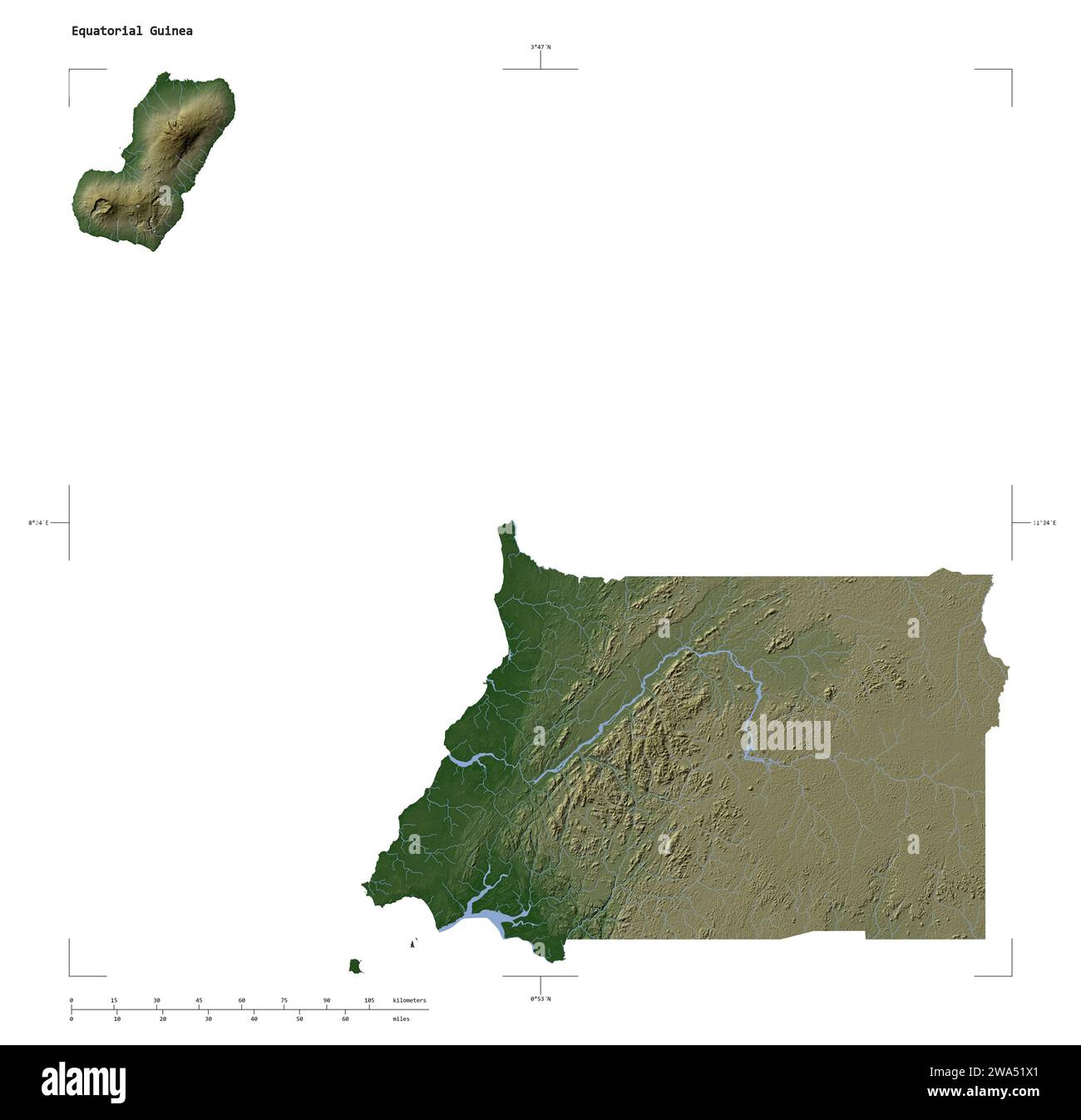 Shape of a Pale colored elevation map with lakes and rivers of the ...