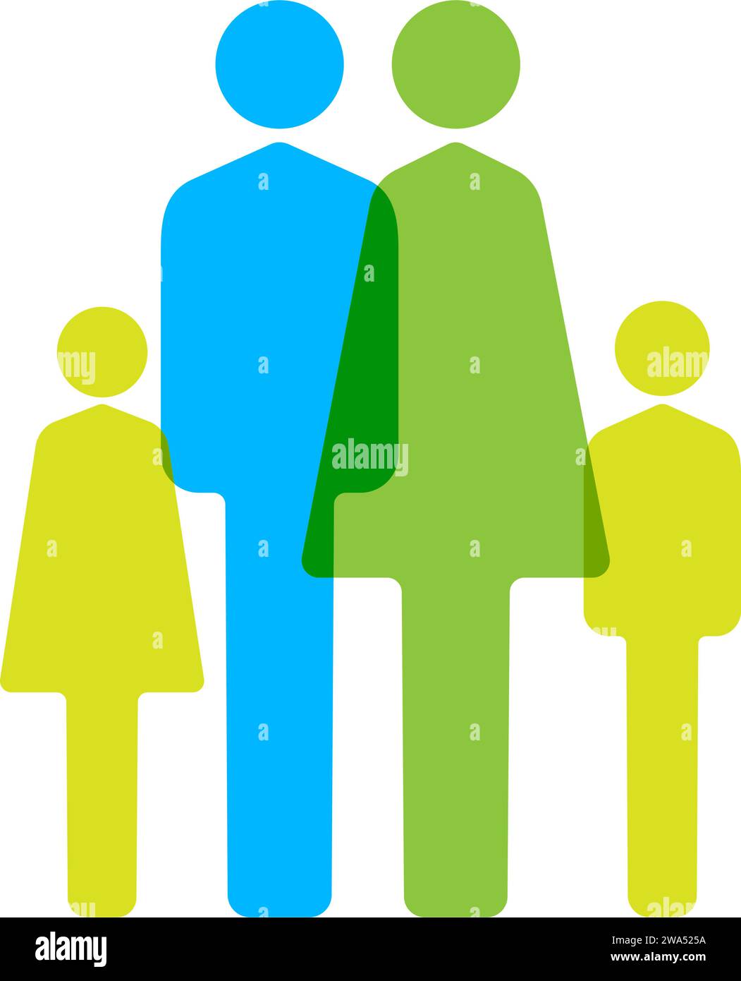 Human Family icon symbol. Colorful vector illustration Stock Vector ...