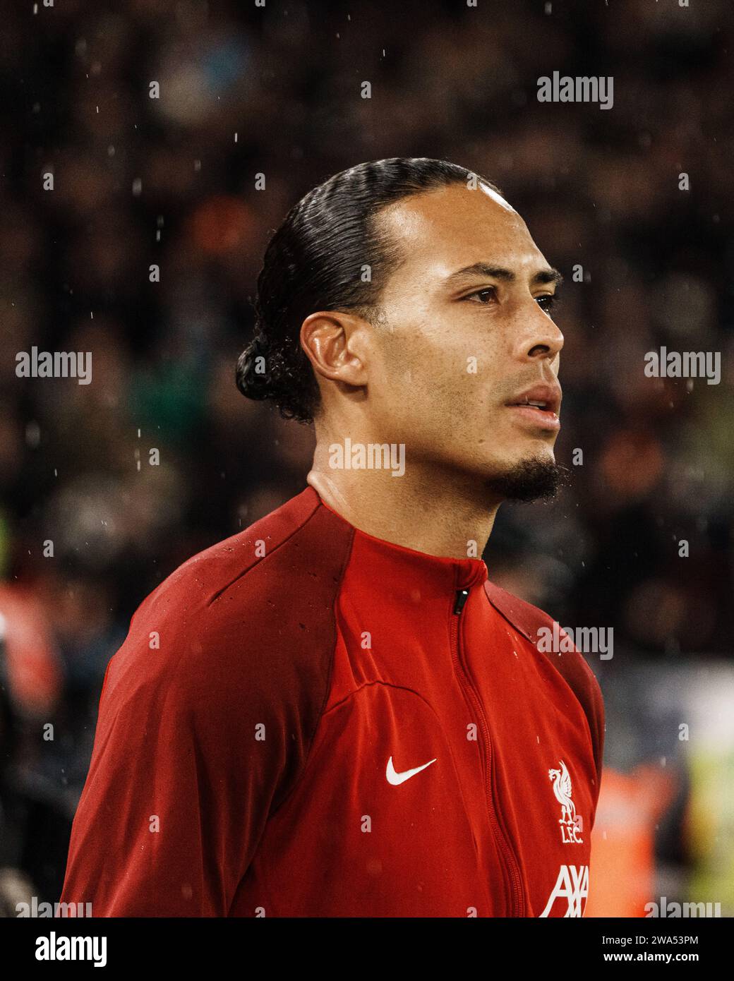 LIVERPOOL, ENGLAND - JANUARY 01: Virgil Van Dyke, Captain of Liverpool ...