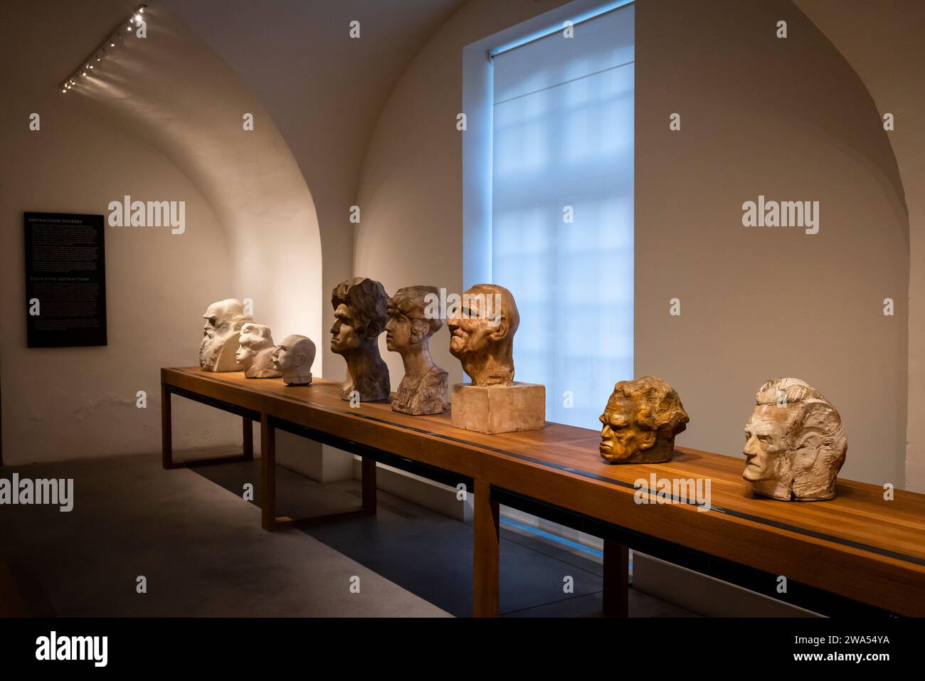 Head bust Sculptures by Paul Dardé, Lodeve Museum, Lodève, a town in ...