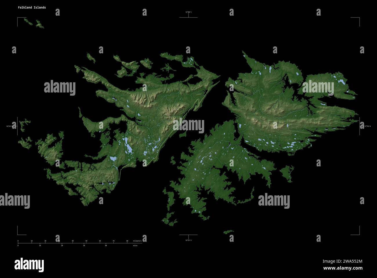 Shape of a Pale colored elevation map with lakes and rivers of the ...