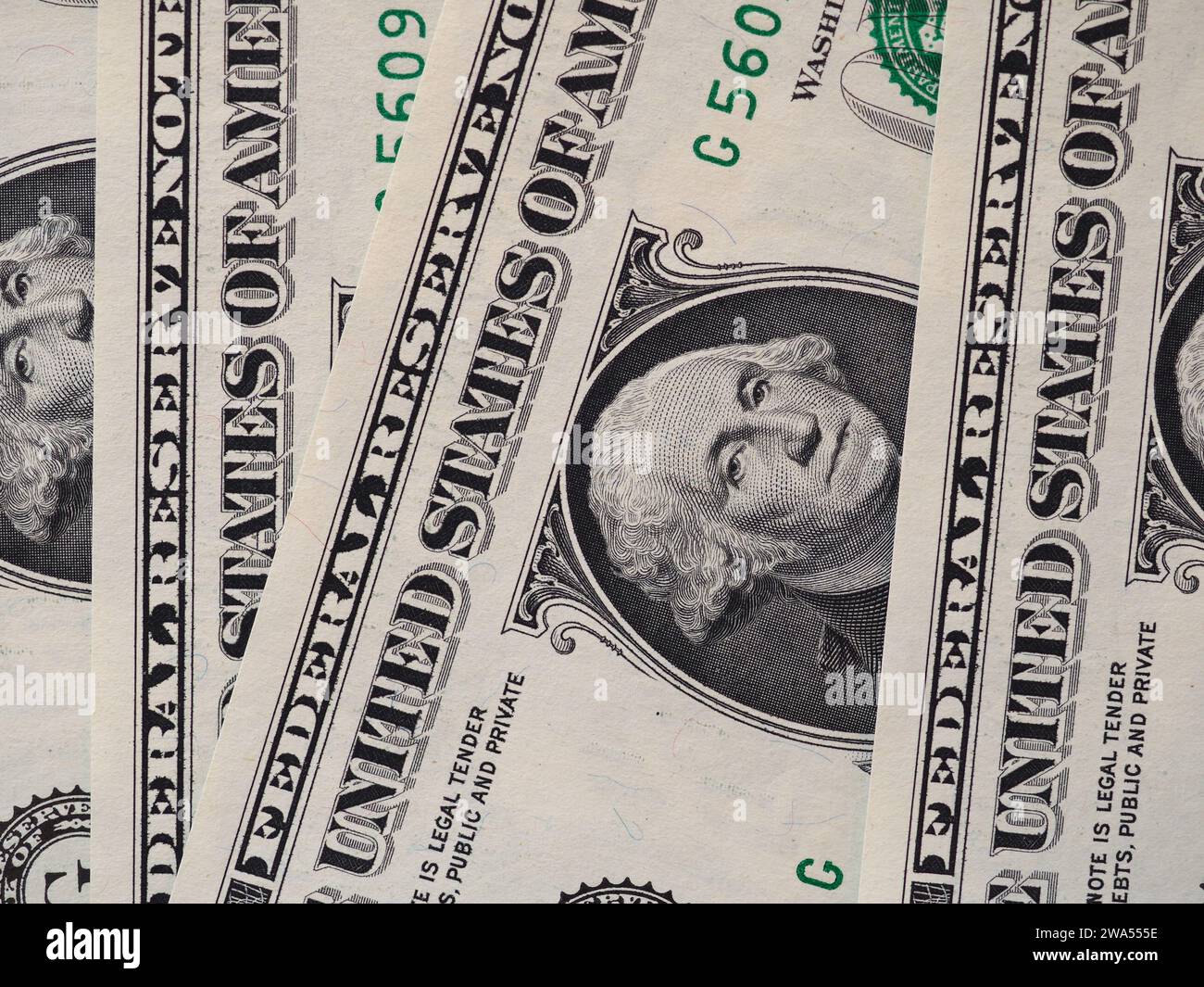 Dollar Banknotes Money (USD), Currency Of United States Stock Photo - Alamy