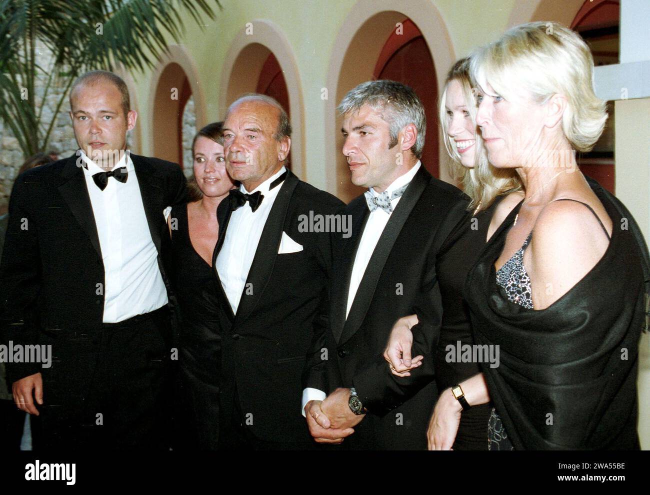 Stefan Schiffer mit Freundin Tina Von Bühler sowie Heinz Schiffer und ...