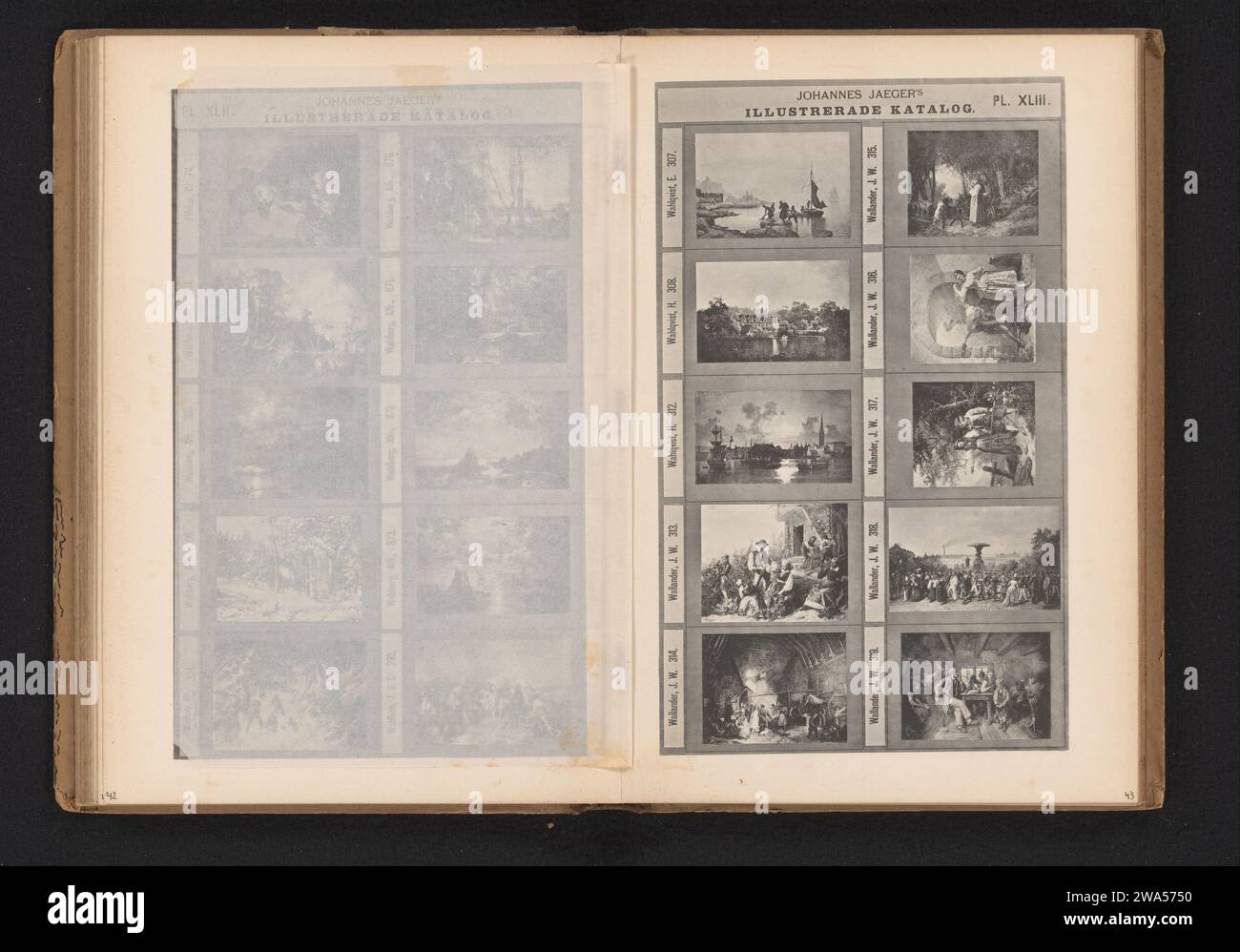 Photo production of ten paintings, Johannes Jaeger, after Josef Wilhelm ...