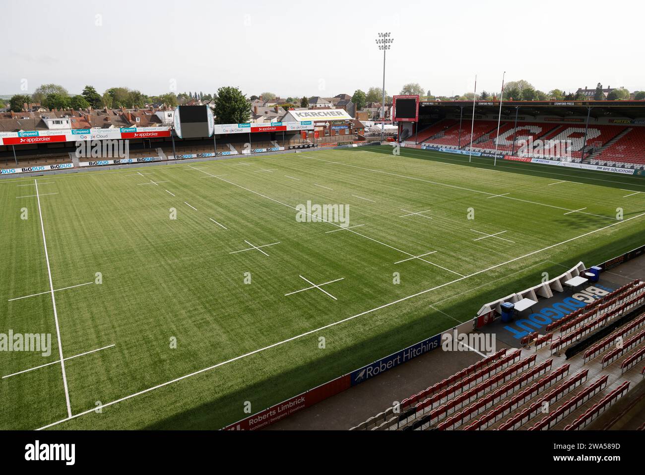 Kingsholm Stadium, home of Gloucester Rugby, Gloucester, UK - 23 May ...