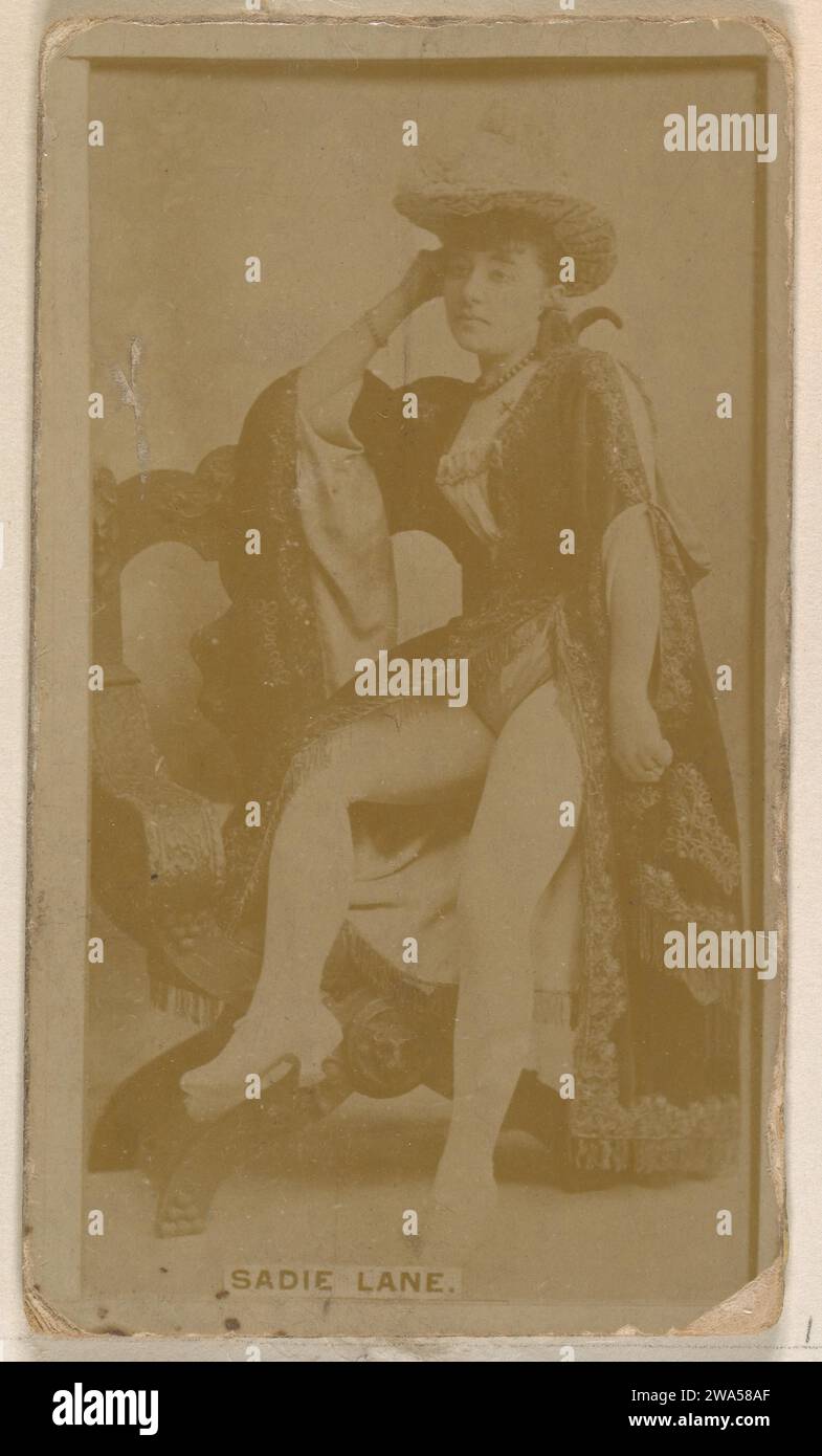 Sadie Lane, from the Actresses series (N245) issued by Kinney Brothers ...