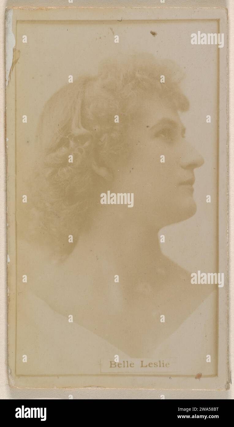 Belle Leslie, from the Actresses series (N245) issued by Kinney ...