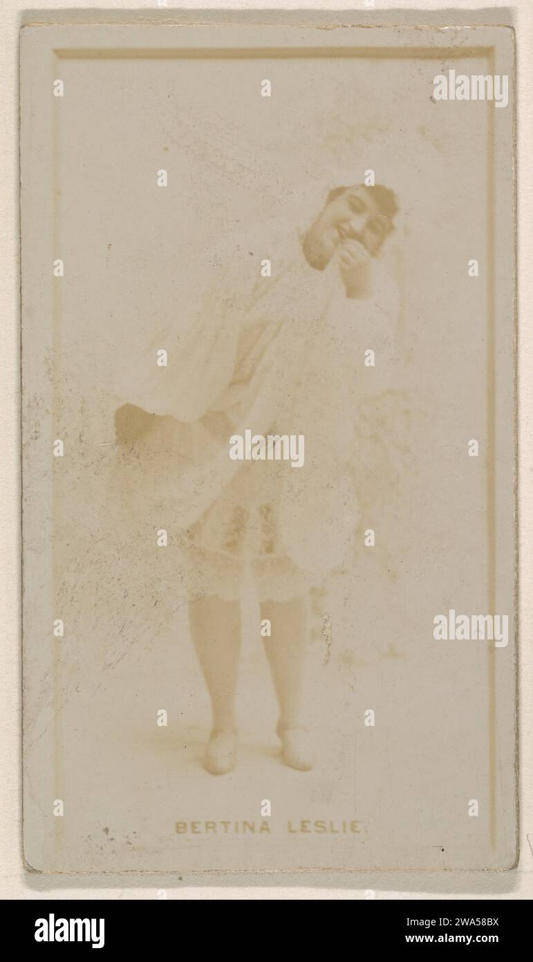 Bertina Leslie, from the Actresses series (N245) issued by Kinney ...