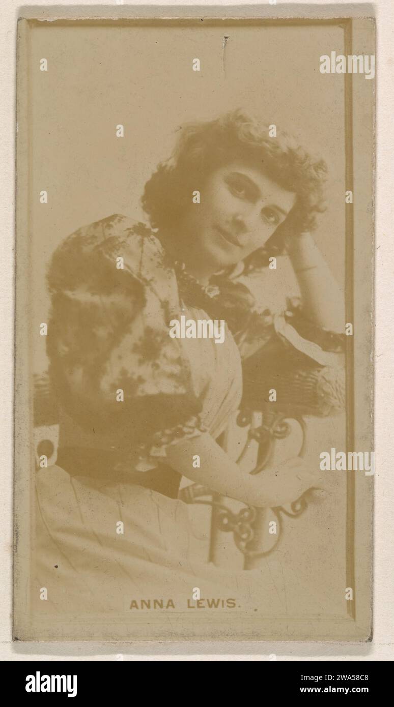 Anna Lewis, from the Actresses series (N245) issued by Kinney Brothers ...