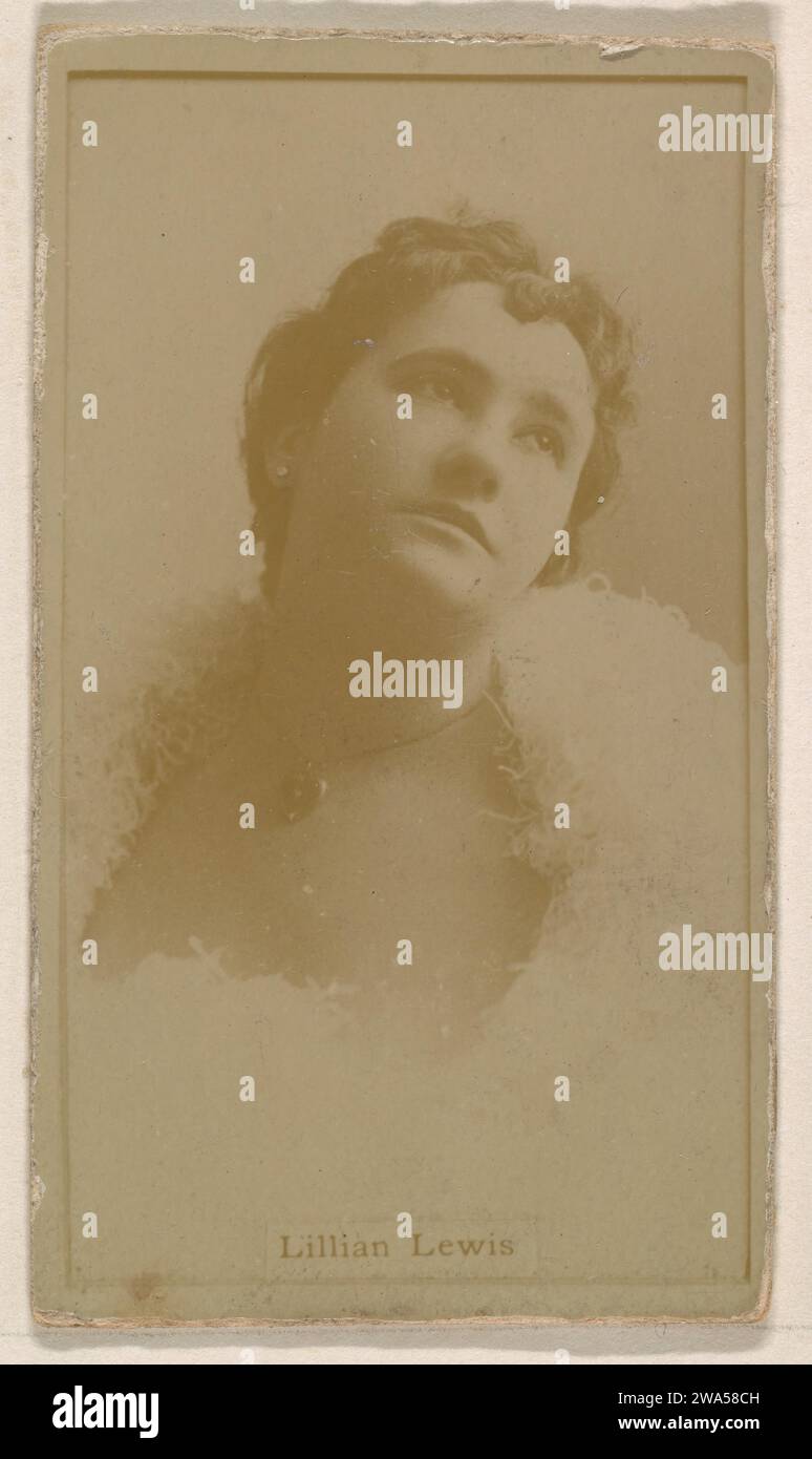 Lillian Lewis, from the Actresses series (N245) issued by Kinney ...