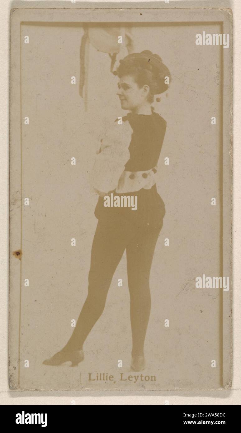 Lillie Leyton, from the Actresses series (N245) issued by Kinney ...