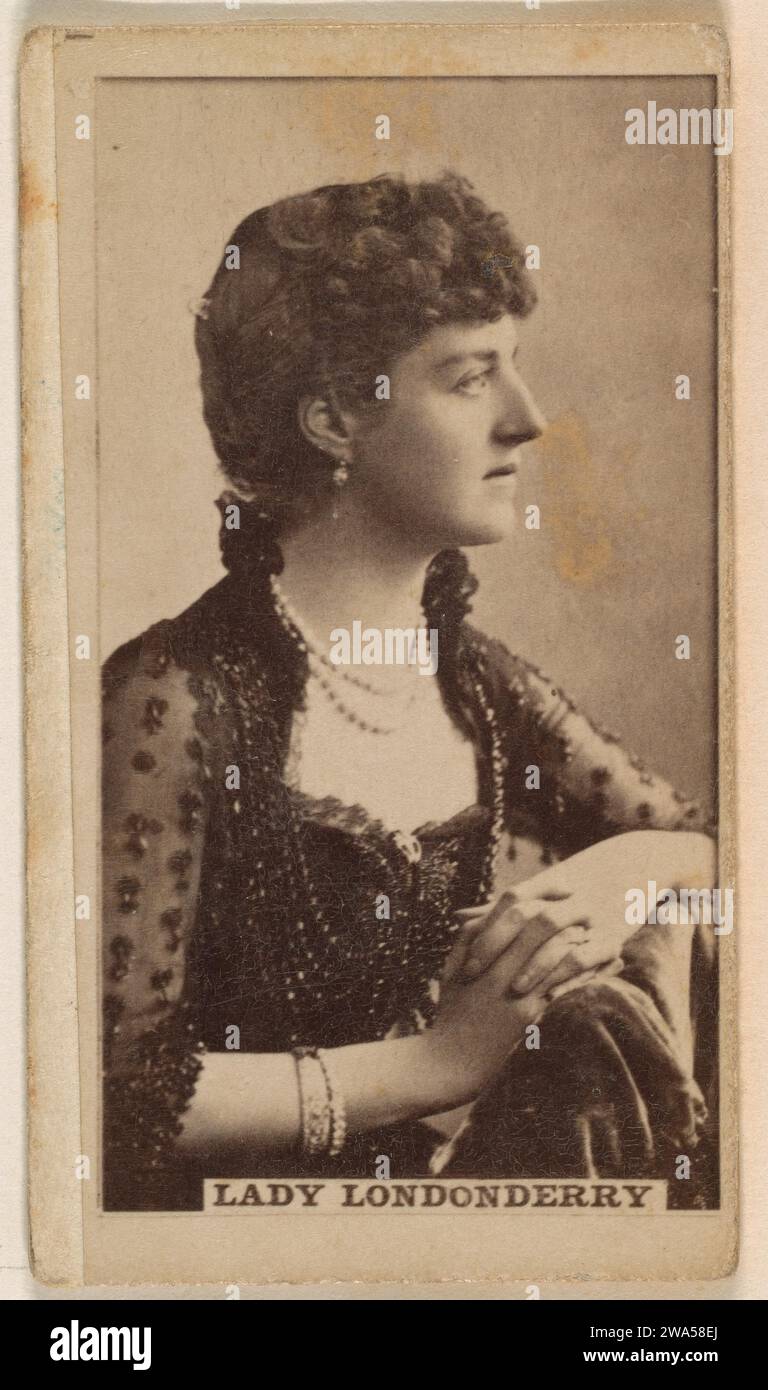 Lady Londonberry, from the Actresses series (N245) issued by Kinney ...