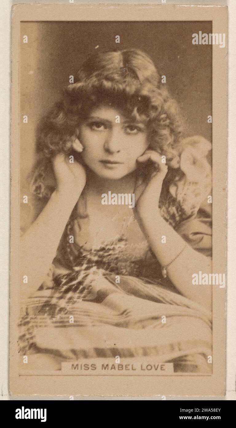 Miss Mabel Love, from the Actresses series (N245) issued by Kinney ...