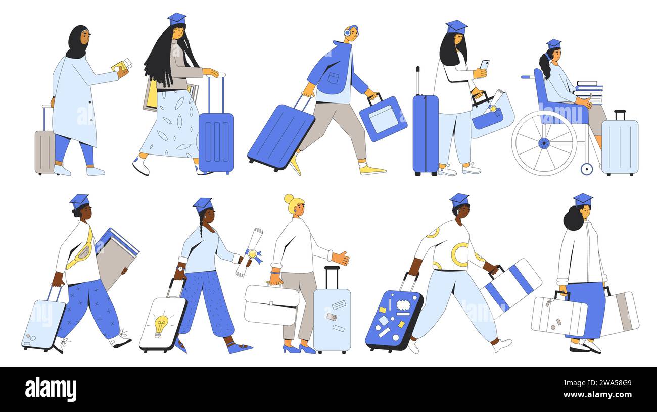 Skilled work young people Stock Vector Images - Alamy