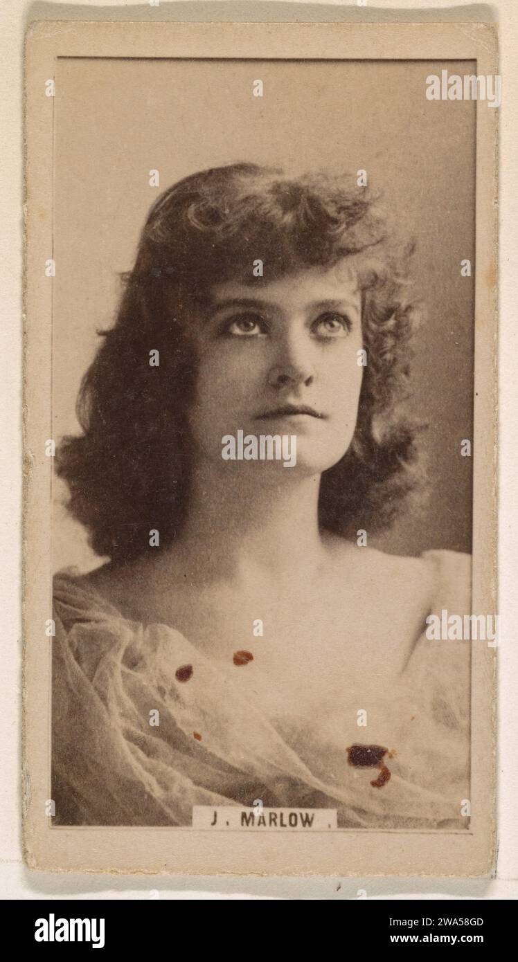Julia Marlow, from the Actresses series (N245) issued by Kinney ...
