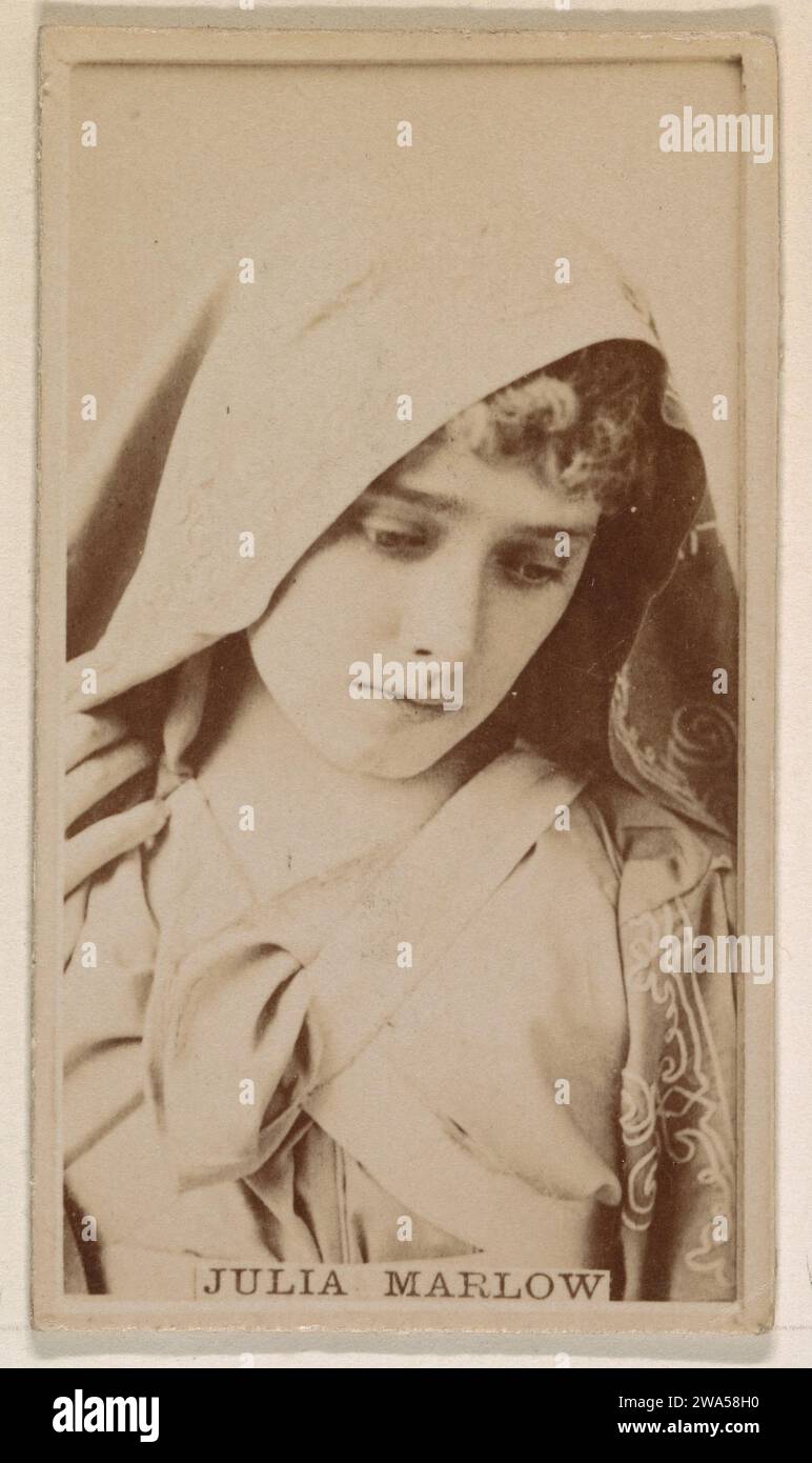Julia Marlow, from the Actresses series (N245) issued by Kinney ...