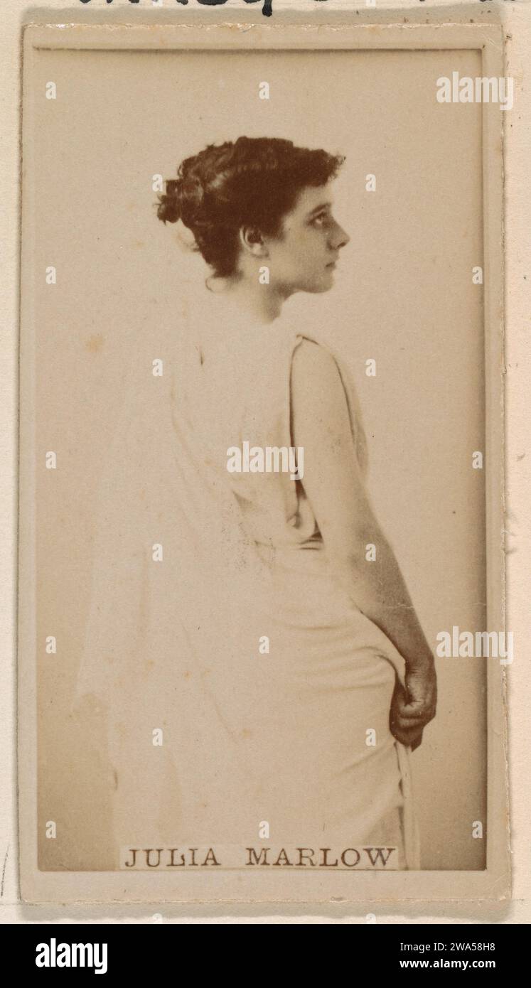 Julia Marlow, from the Actresses series (N245) issued by Kinney ...