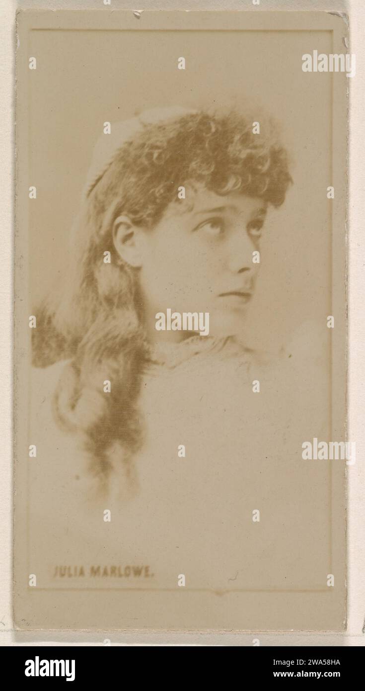 Julia Marlowe, from the Actresses series (N245) issued by Kinney ...