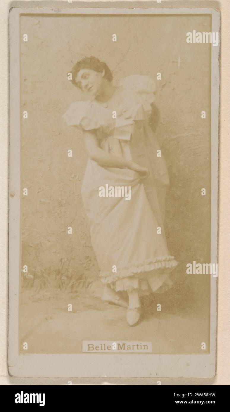 Belle Martin, from the Actresses series (N245) issued by Kinney ...