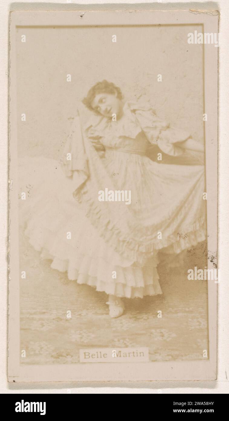 Belle Martin, from the Actresses series (N245) issued by Kinney ...