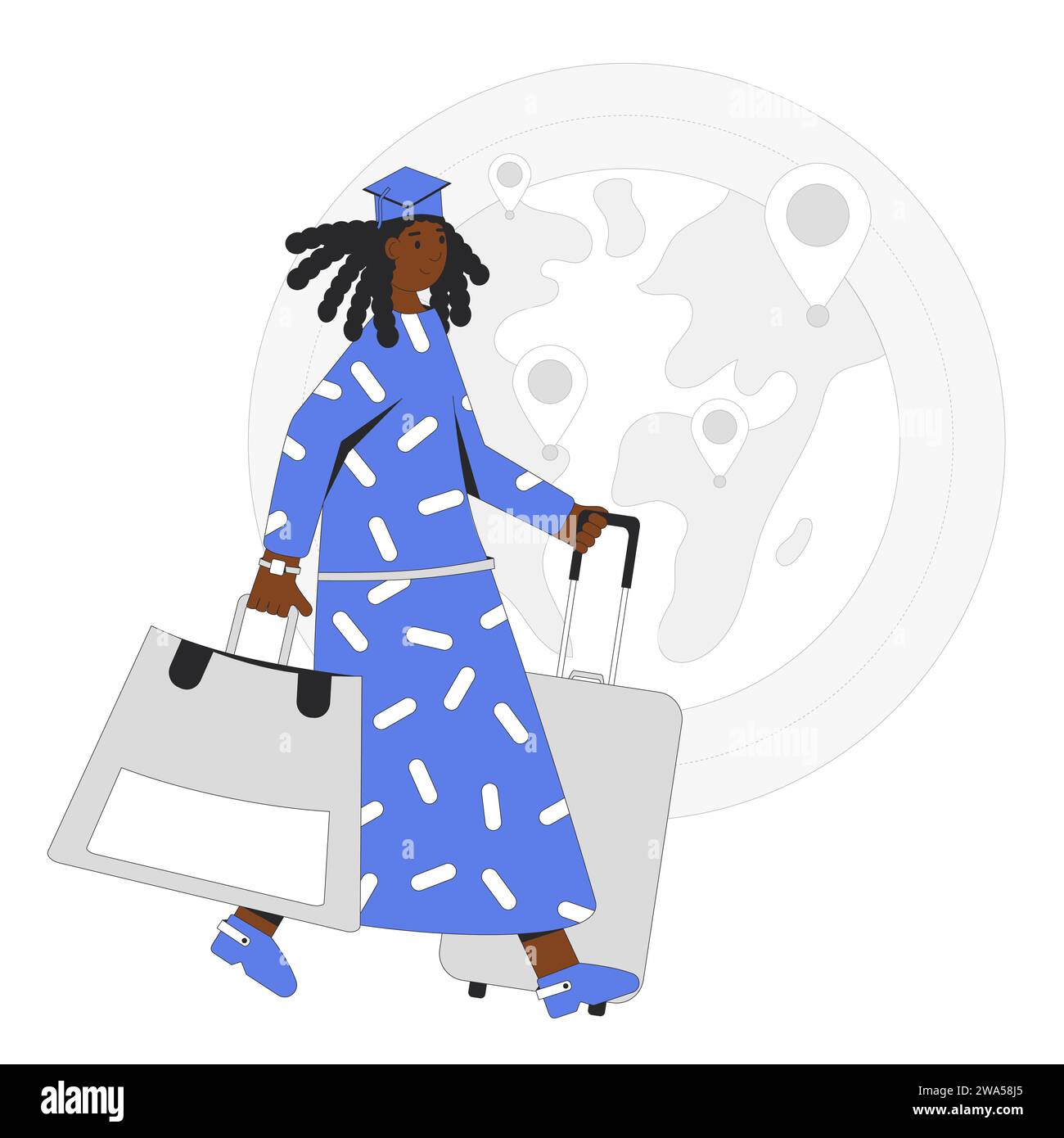 Immigration program Cut Out Stock Images & Pictures - Alamy