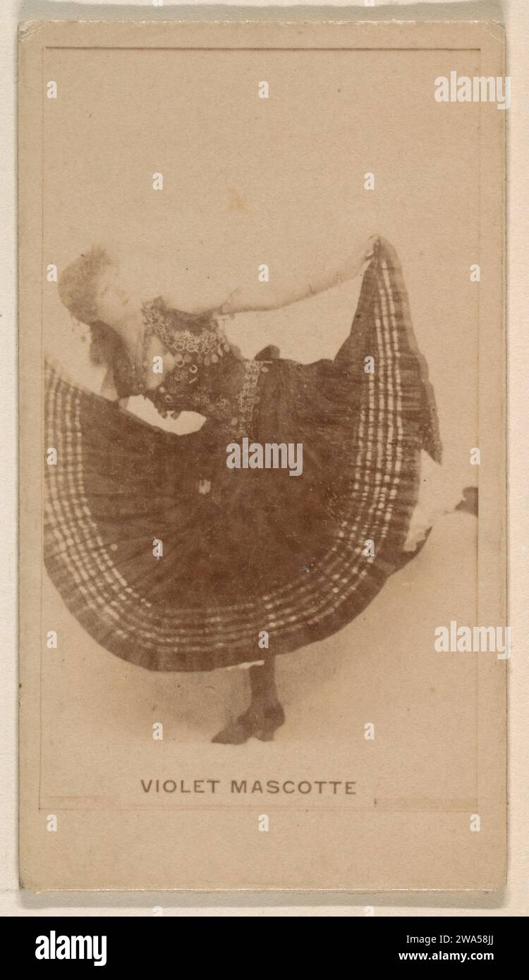Violet Mascotte, from the Actresses series (N245) issued by Kinney ...