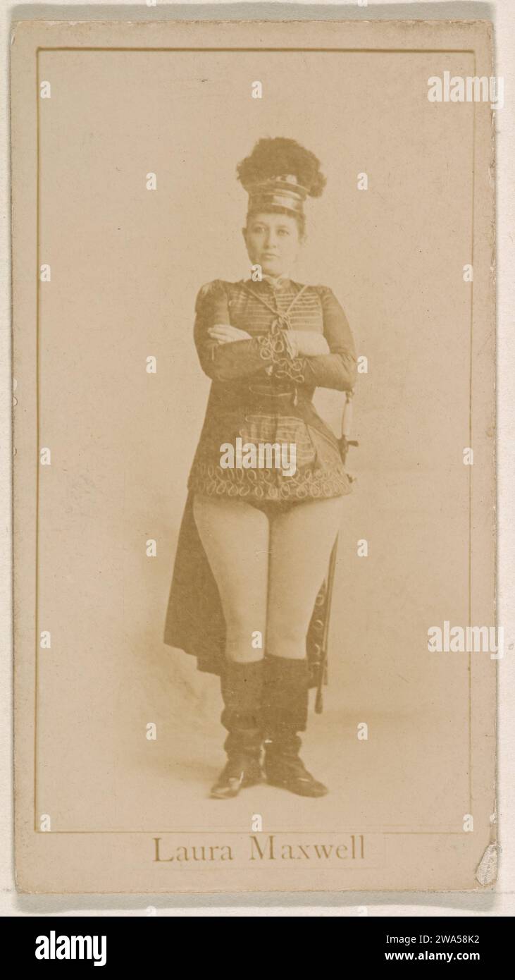 Laura Maxwell, from the Actresses series (N245) issued by Kinney ...
