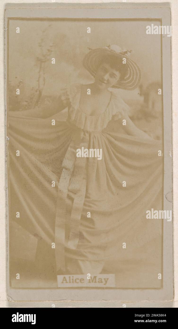 Alice May, from the Actresses series (N245) issued by Kinney Brothers ...