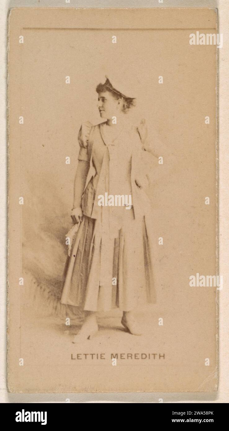 Lettie Meredith, from the Actresses series (N245) issued by Kinney ...