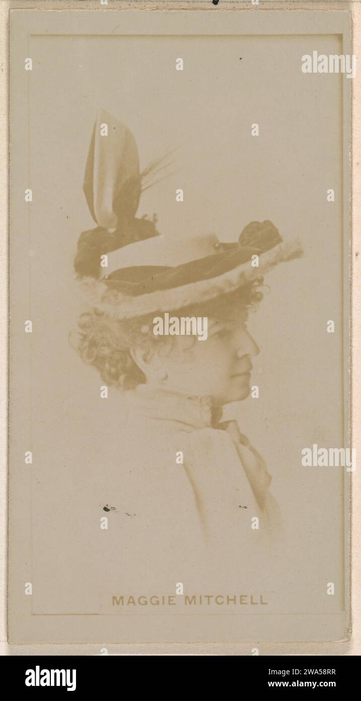 Maggie Mitchell, from the Actresses series (N245) issued by Kinney ...