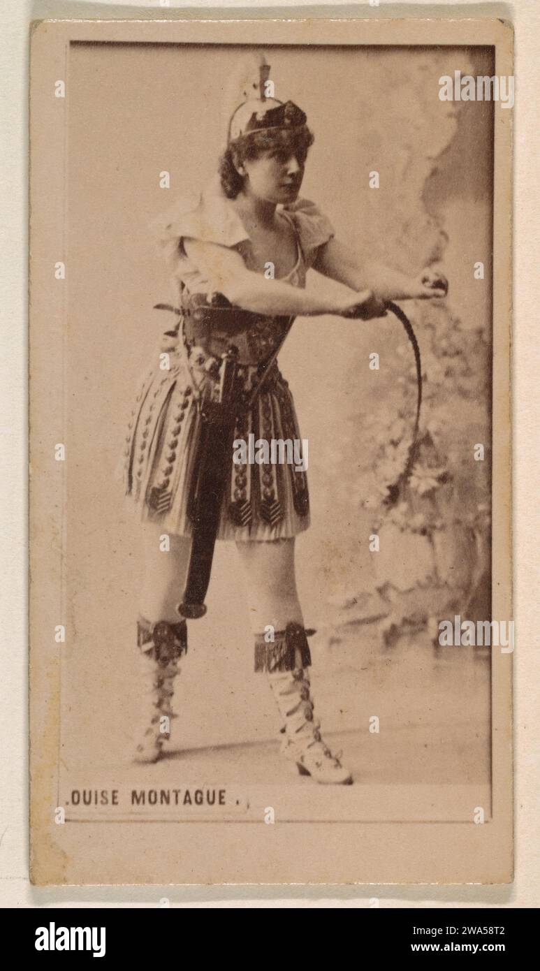 Louise Montague, from the Actresses series (N245) issued by Kinney ...