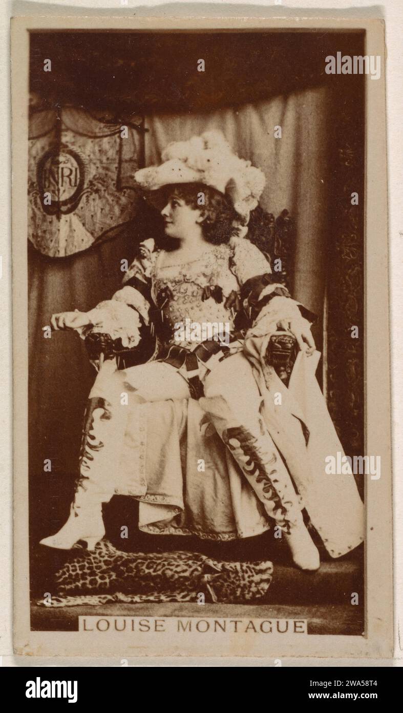 Louise Montague, from the Actresses series (N245) issued by Kinney ...