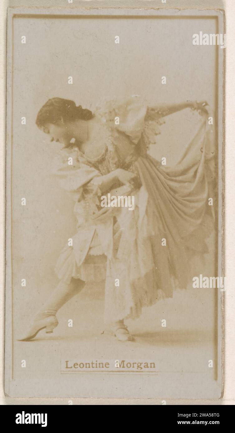 Leontine Morgan, from the Actresses series (N245) issued by Kinney ...