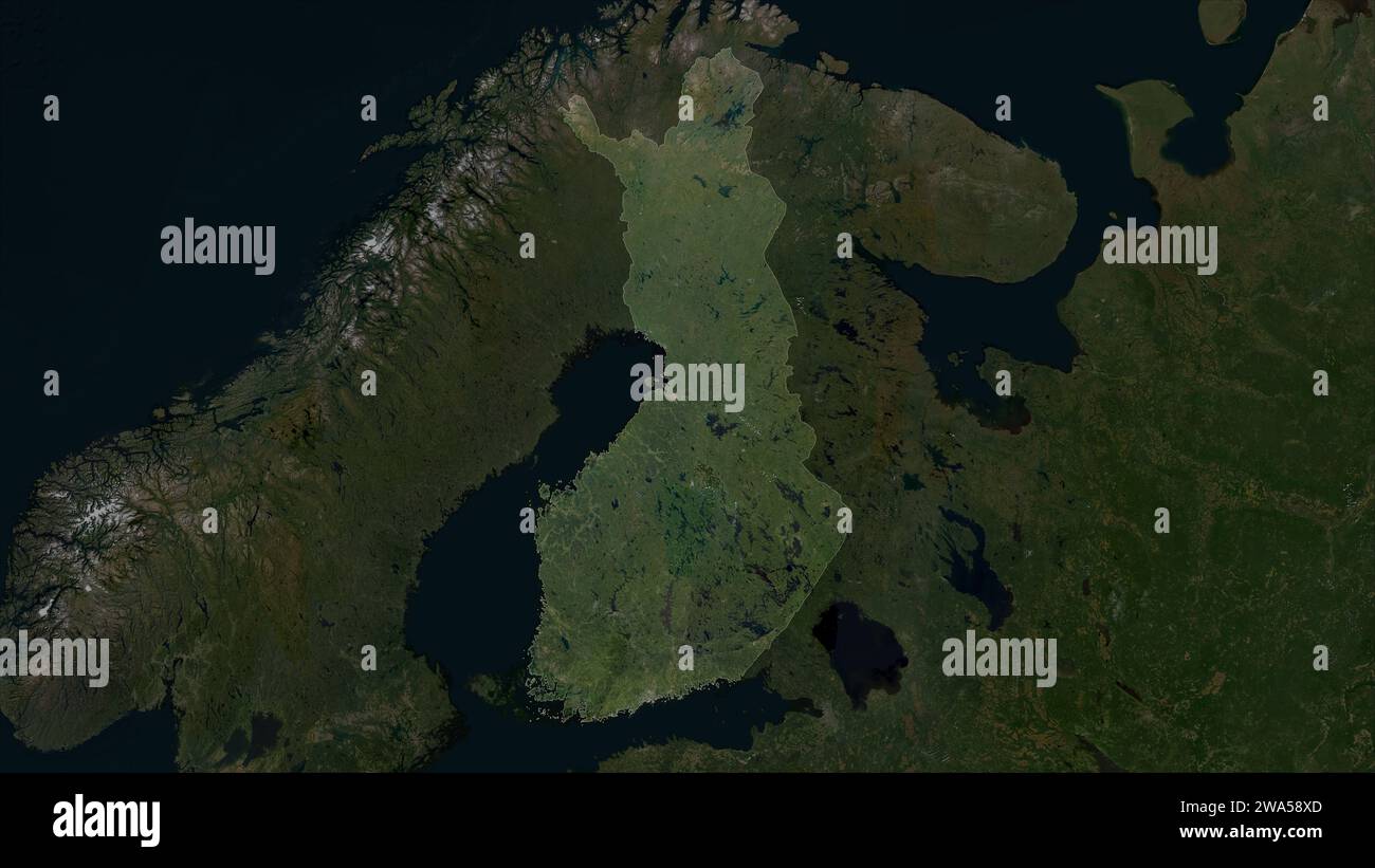 Finland territory map hi-res stock photography and images - Alamy
