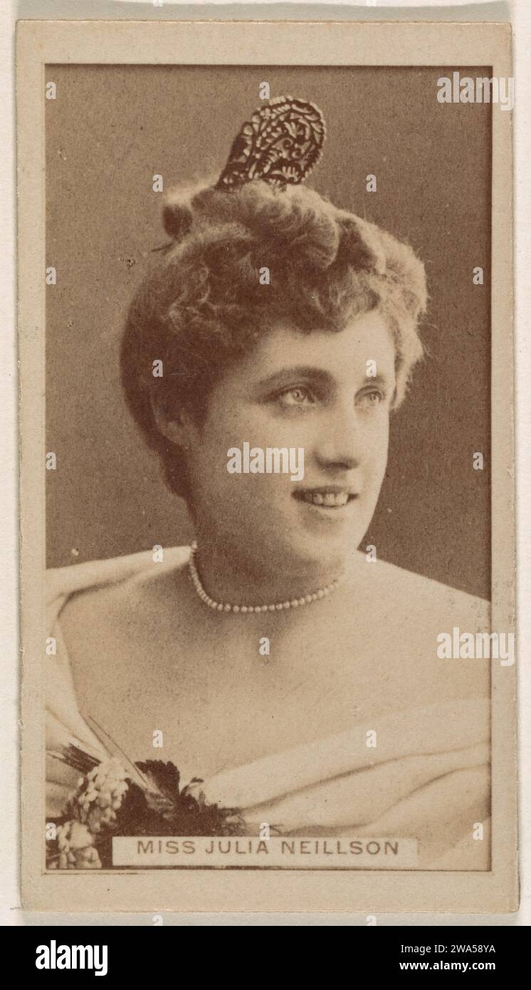 Miss Julia Neillson, from the Actresses series (N245) issued by Kinney ...