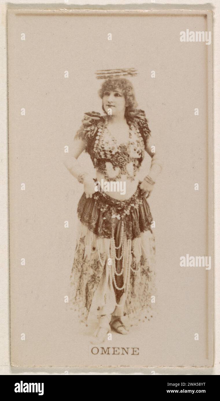 Omene, from the Actresses series (N245) issued by Kinney Brothers to ...