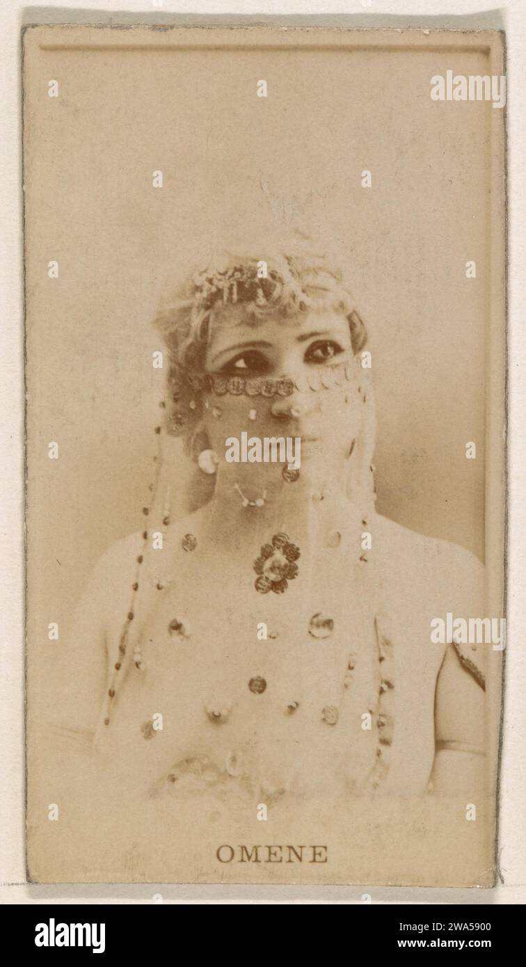 Omene, from the Actresses series (N245) issued by Kinney Brothers to ...