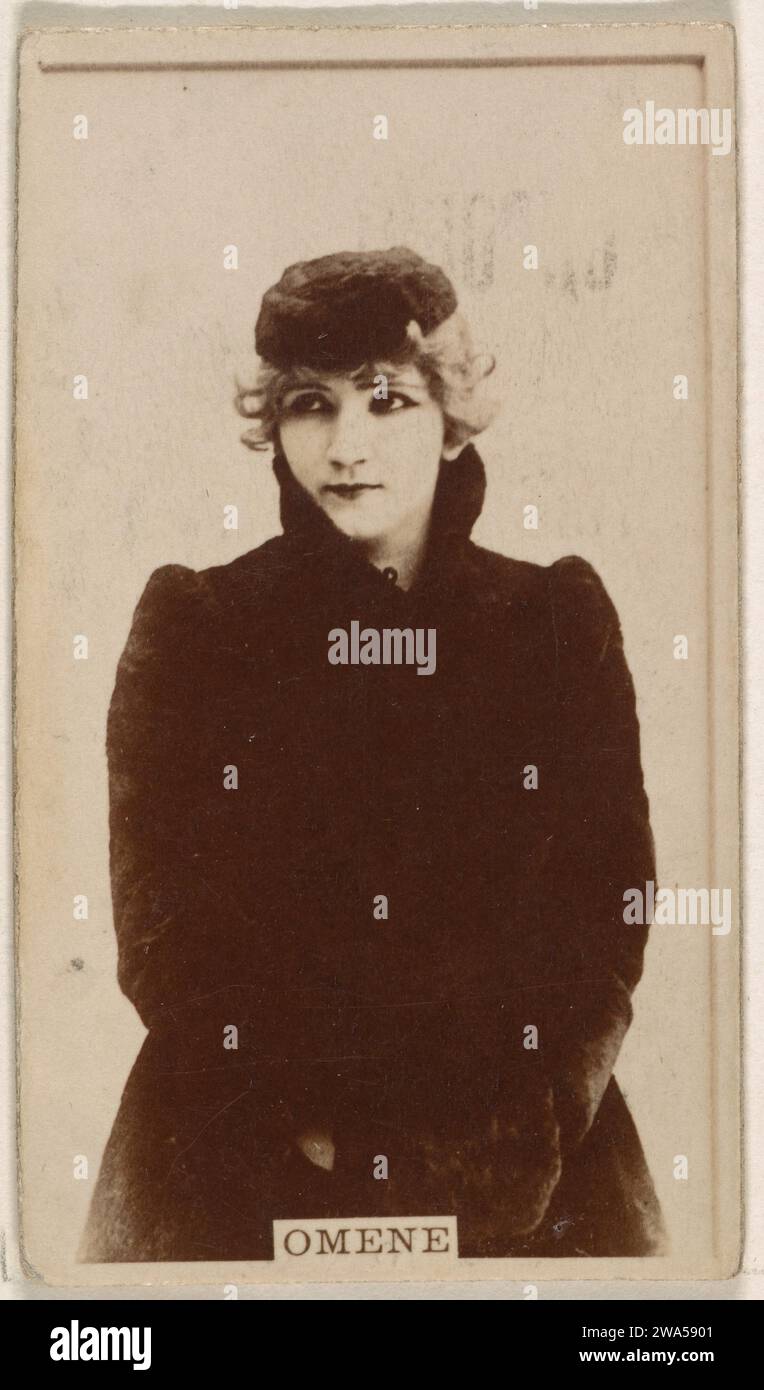 Omene, from the Actresses series (N245) issued by Kinney Brothers to ...