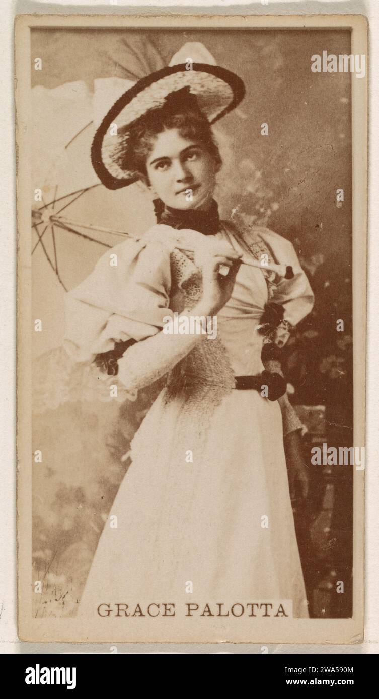 Grace Palotta, from the Actresses series (N245) issued by Kinney ...