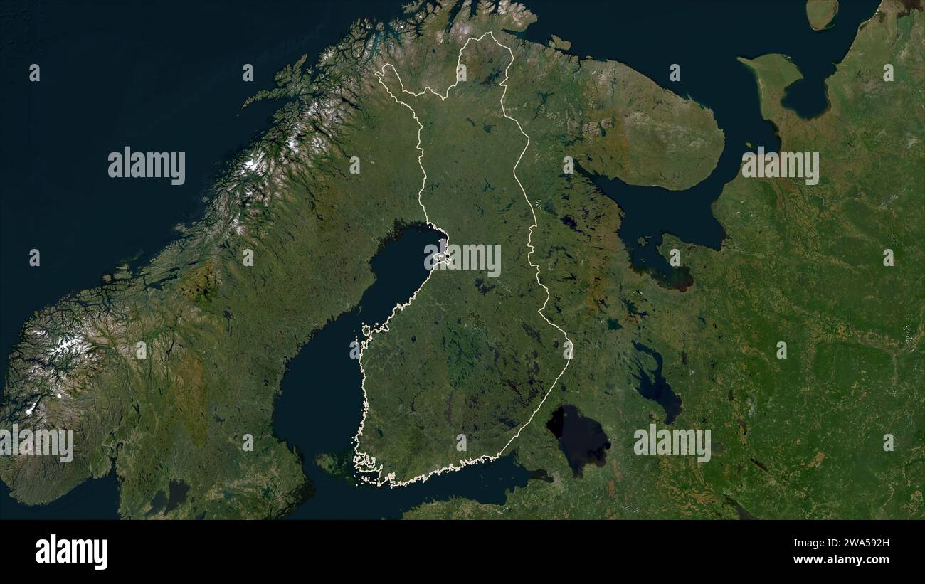 Map of finland atlas hi-res stock photography and images - Alamy