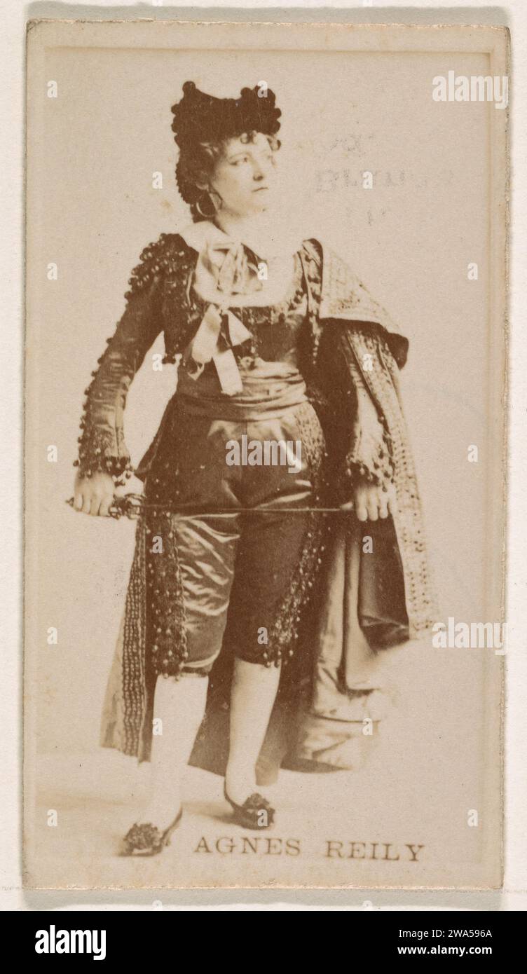 Agnes Reily, from the Actresses series (N245) issued by Kinney Brothers ...