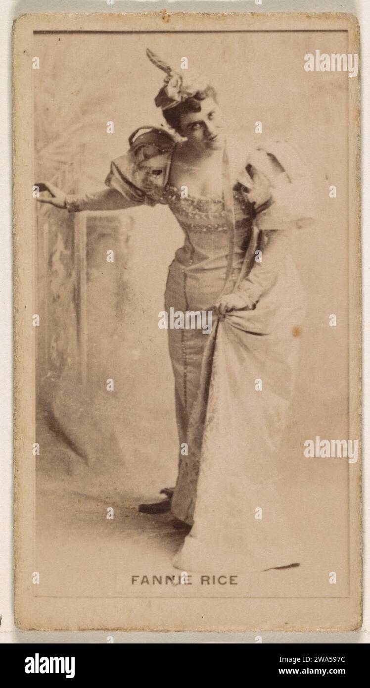 Fannie Rice, from the Actresses series (N245) issued by Kinney Brothers ...