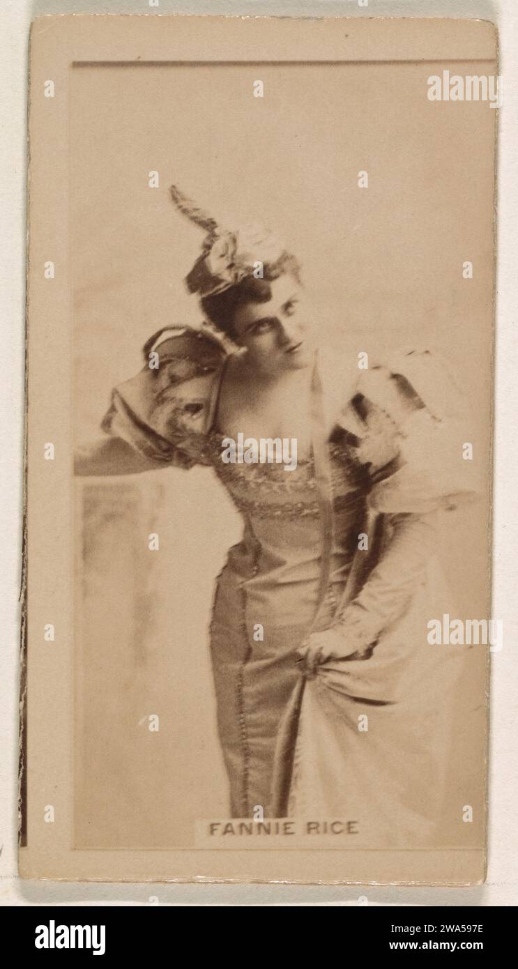 Fannie Rice, from the Actresses series (N245) issued by Kinney Brothers ...