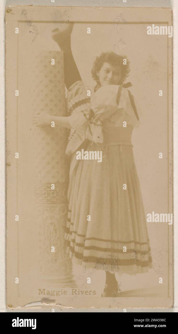 Maggie Rivers, from the Actresses series (N245) issued by Kinney ...