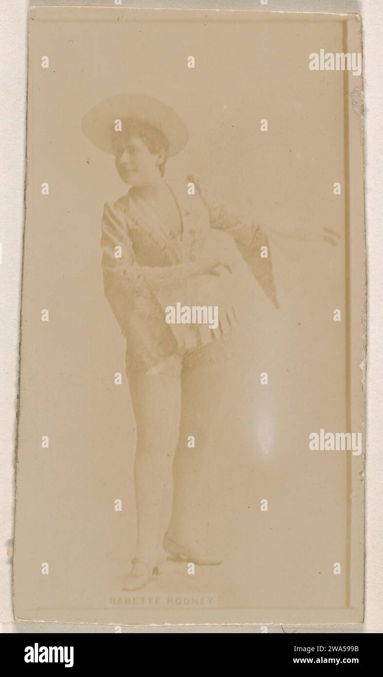 Babette Rodney, from the Actresses series (N245) issued by Kinney ...