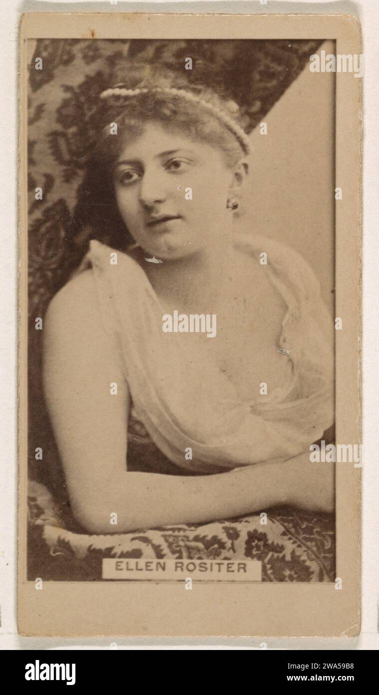 Ellen Rositer, from the Actresses series (N245) issued by Kinney ...