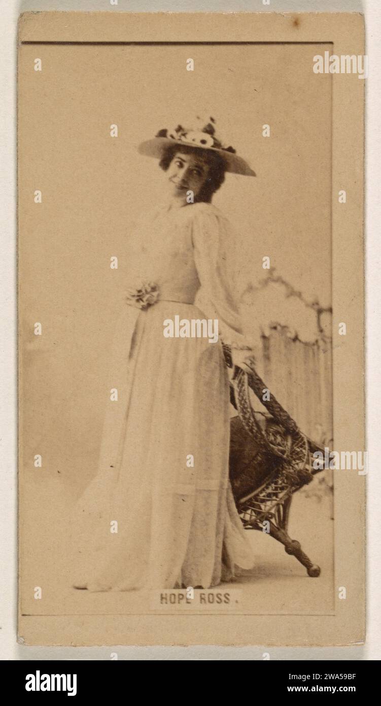 Hope Ross, from the Actresses series (N245) issued by Kinney Brothers ...