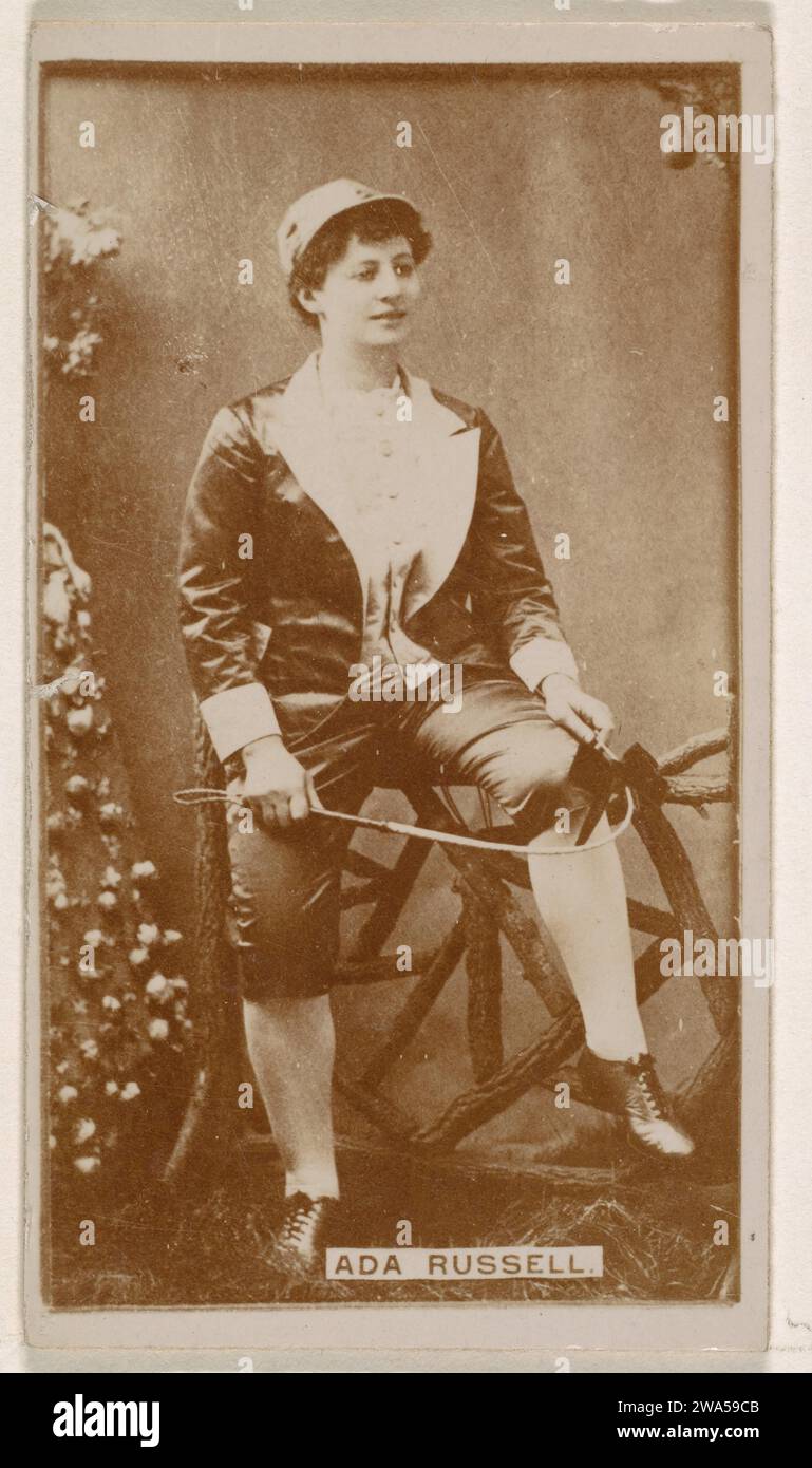 Ada Russell, from the Actresses series (N245) issued by Kinney Brothers ...